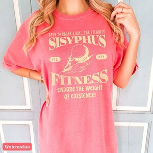 Sisyphus Gym Pump Cover Shirt, Greek Mythology Vintage Workout Shirt Lifting Tee, Weightlifting ...
