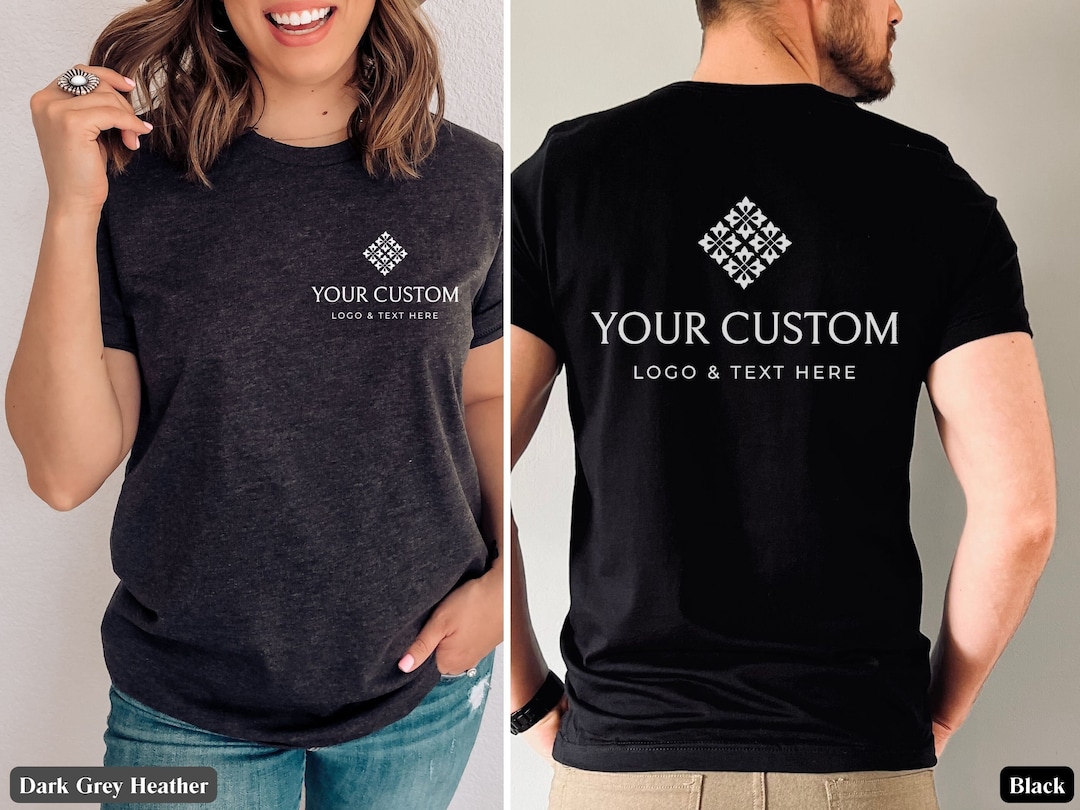 Custom Logo Shirt Design, Personalized Business Logo Tshirt Printing ...