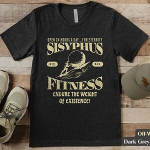 Sisyphus Fitness Funny Athlete Shirt, Greek Mythology T Shirt, Personal Training Shirt, PE ...