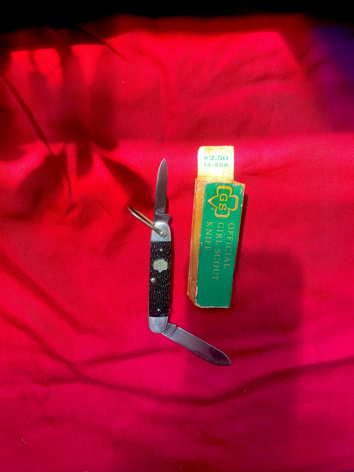 Vintage Girl Scout featherweight 2-blade Pocket Knife, Made in USA 1965 ...