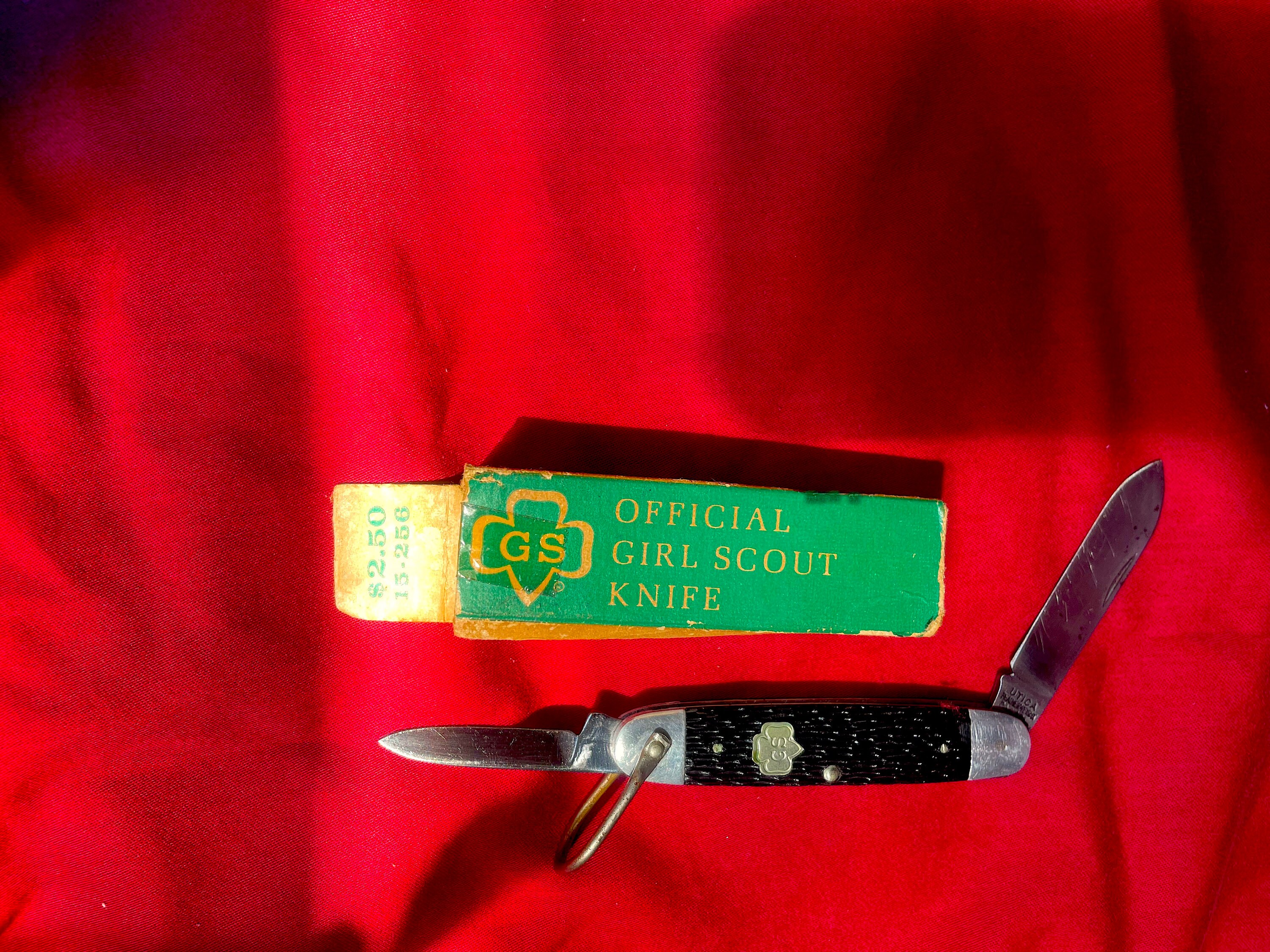 Vintage Girl Scout featherweight 2-blade Pocket Knife, Made in USA 1965 ...