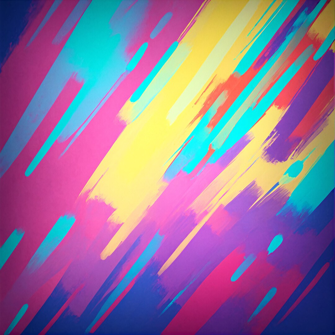 Abstract Color Burst Print Set – Modern Geometric Wall Art (digital ...