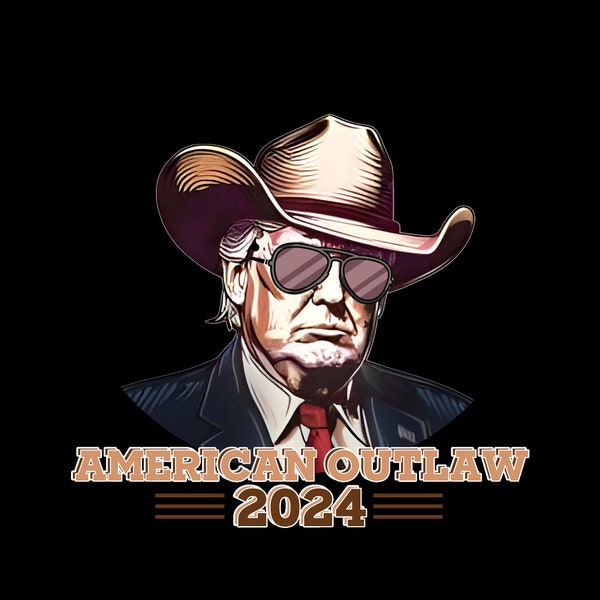 Cowboy Outlaw Trump - Etsy