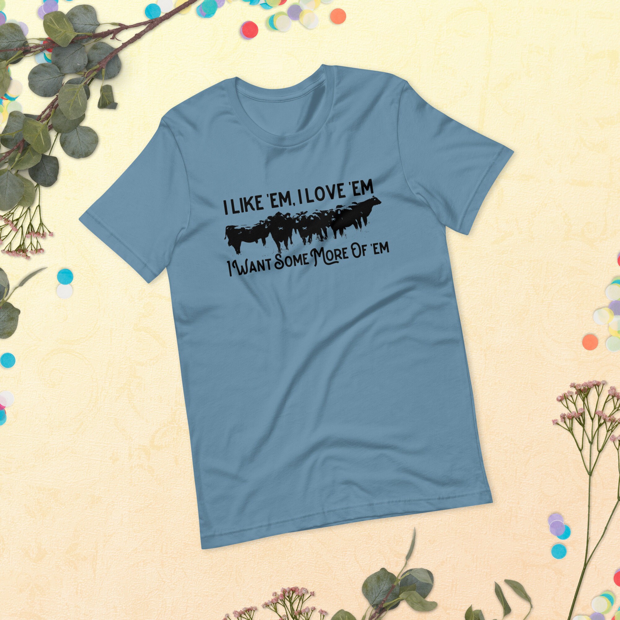 Ranch Cattle Tee,love Cattle Shirt,unisex T-shirt,p - Etsy