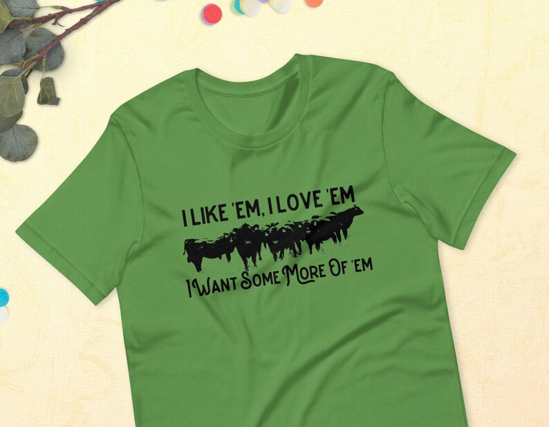 Ranch Cattle Tee,love Cattle Shirt,unisex T-shirt,p - Etsy