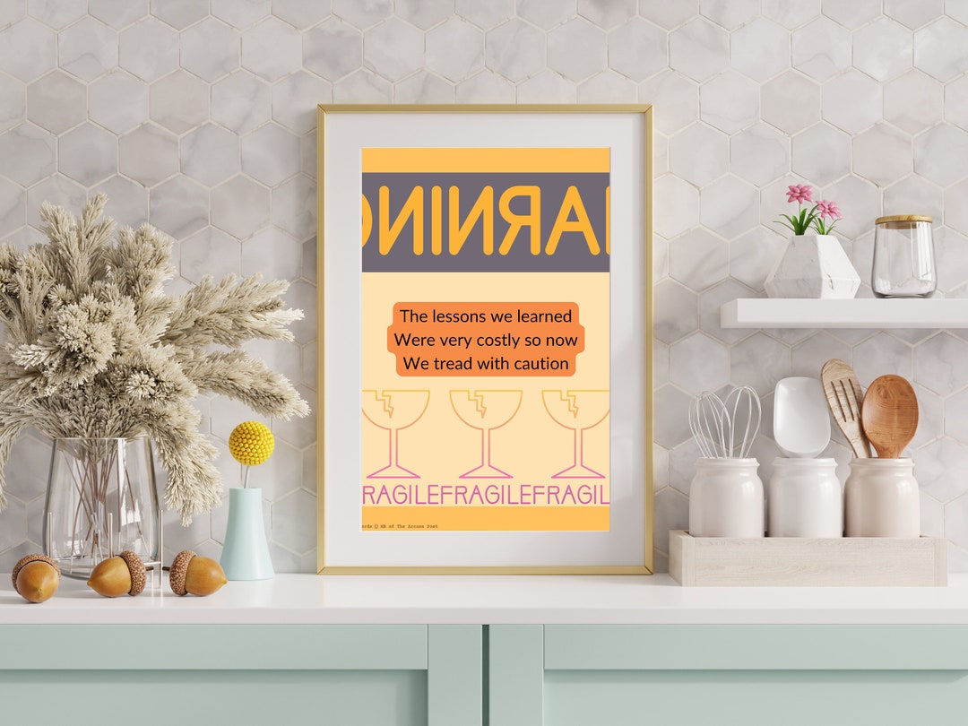 Lessons Poem • Original Poetry • Budget-friendly • Home Art • Gift Idea ...