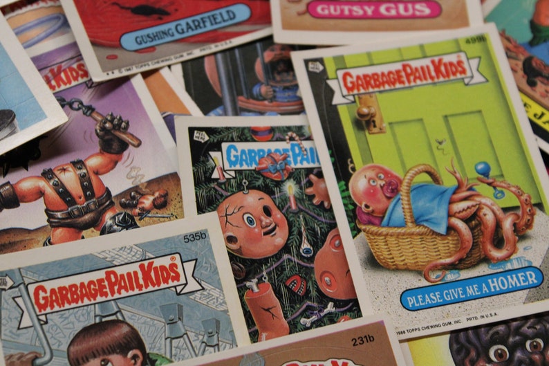 20 Vintage Garbage Pail Kids Cards. 1980's Mixed Repack. No Duplicates ...