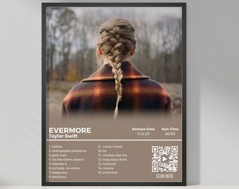 Evermore Album Cover Poster - Etsy