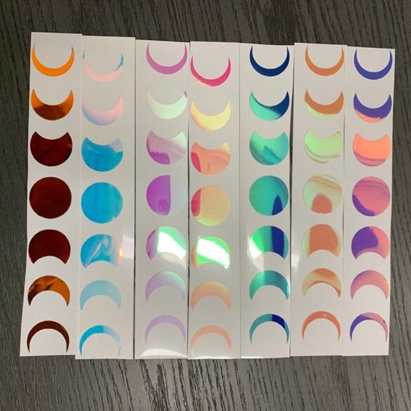 Moon Phase Wall Decal - Etsy