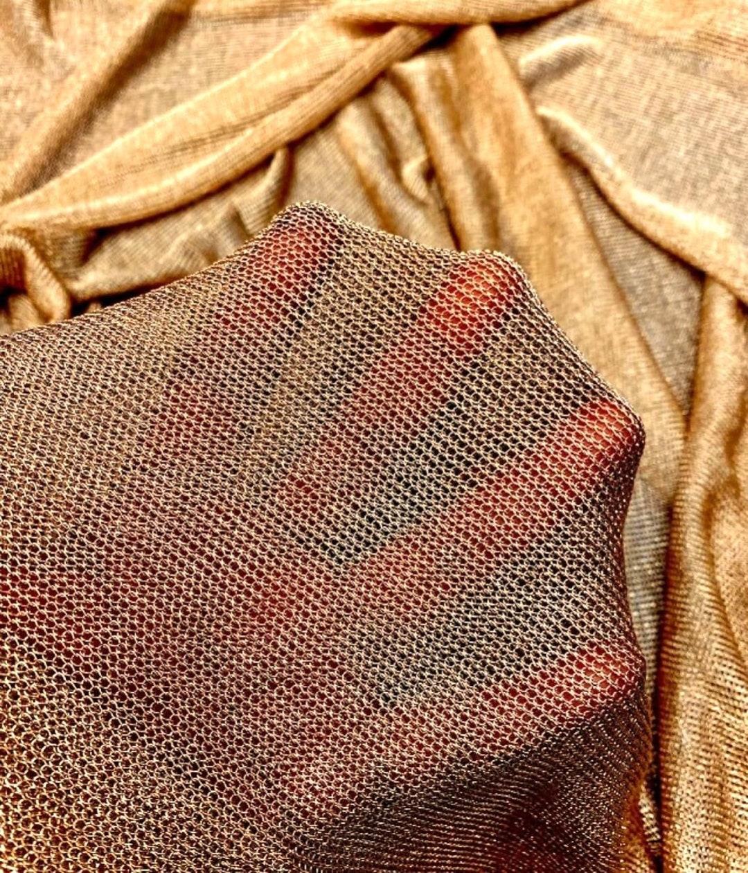 Metallic Gold 60" Wide Stretch Vintage Medieval Era Armour LARP Cosplay ...