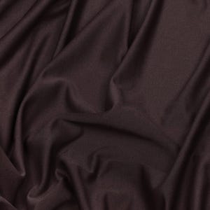 Brown 60" Wide 100% Polyester Wrinkle Free Stretch Double Knit Scuba ...