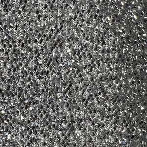 Silver, 60” Wide Lightweight Two Way Stretch Metallic Tinsel Fabric. - Etsy