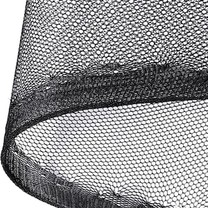 Black 58" Wide Petticoat Hard Net Fabric Stiff Tulle Mesh Can-can Net ...