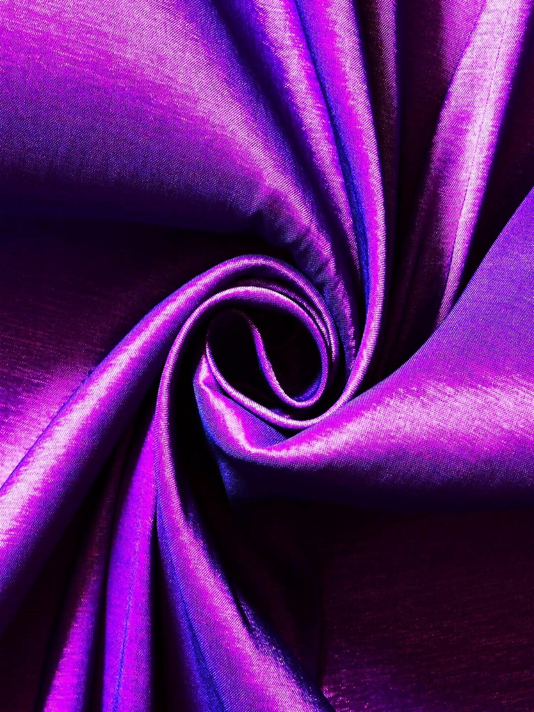 Magenta, 60" Wide Polyester Non Stretch Two Tone Solid Taffeta Fabric ...