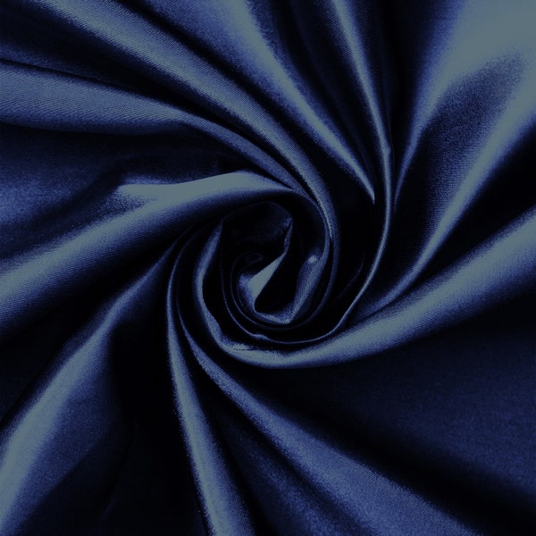 Midnight Blue Satin - Etsy