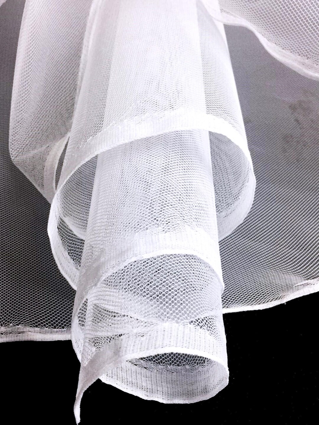 White 58" Wide Petticoat Hard Net Fabric Stiff Tulle Mesh Can-can Net ...
