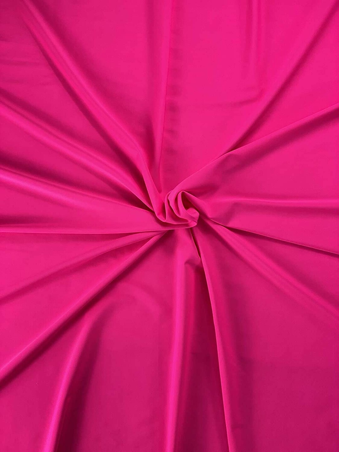 Solid Neon Pink Four Way Stretch Nylon Spandex Fabric by the Yard, 60 ...