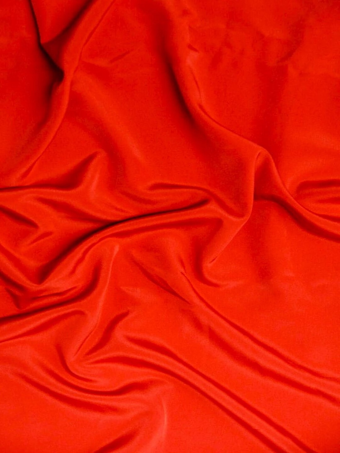Red 60" Wide Soft Texture Polyester Peach Skin Faille Dress Suit Blouse ...