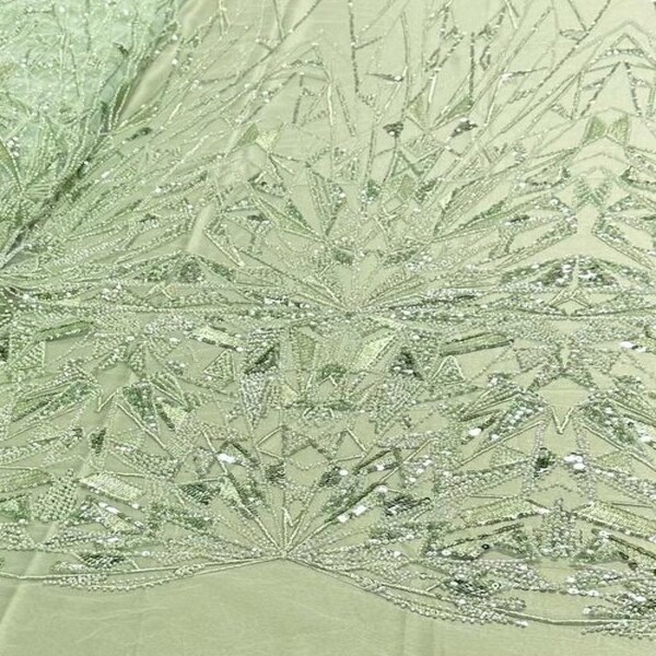 Beaded Net Fabric - Etsy