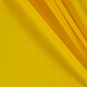 Dark Yellow 60" Wide Silky Chiffon Fabric | Imitation Silk Chiffon ...