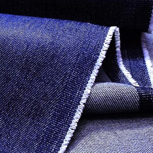 Blue 60" Wide Stretch Denim 100-percent Cotton 10-oz Selvedge Bull ...