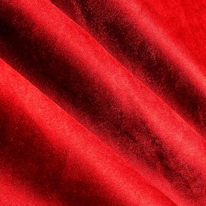 Red 60" Wide Faux Micro Suede, Upholstery, Pouches, Cosplay Costume ...