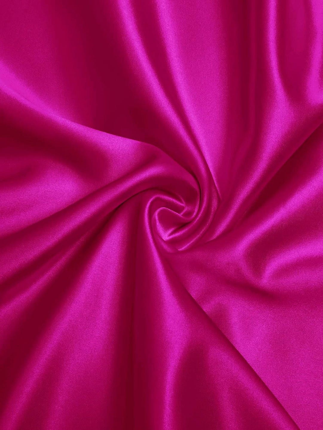 Fuchsia 60" Wide Matte Satin (peau De Soie) Silk Skin Duchess ...