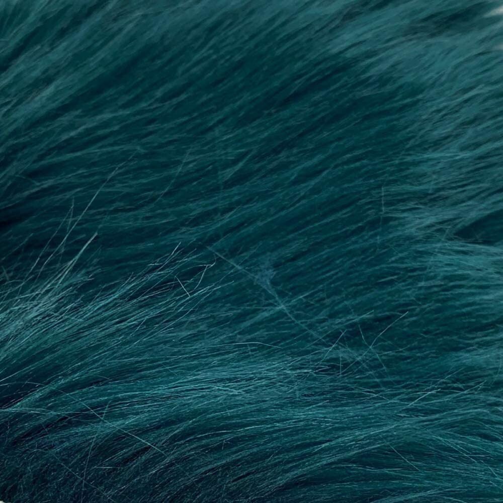 Peacock, 60 Wide Luxury Shaggy Faux Fur Fabric - Etsy