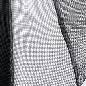 Black 58" Wide Petticoat Hard Net Fabric Stiff Tulle Mesh Can-can Net ...