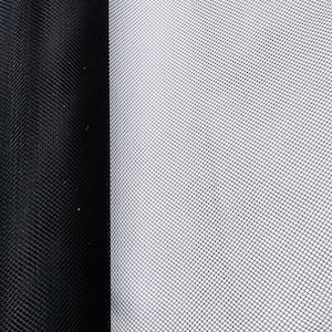Black 58" Wide Petticoat Hard Net Fabric Stiff Tulle Mesh Can-can Net ...