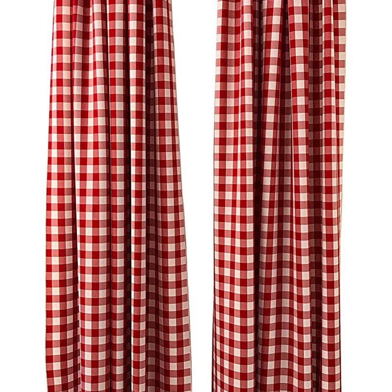 Gingham Curtains - Etsy