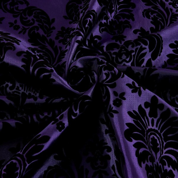 Purple Damask Upholstery Fabric - Etsy