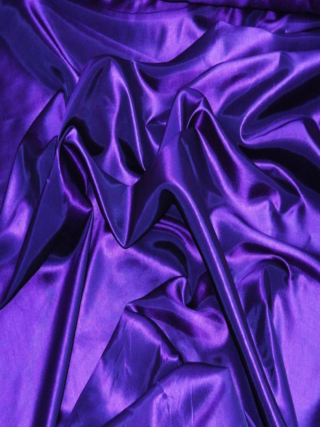 Purple, 60" Wide Polyester Non Stretch Two Tone Solid Taffeta Fabric by ...