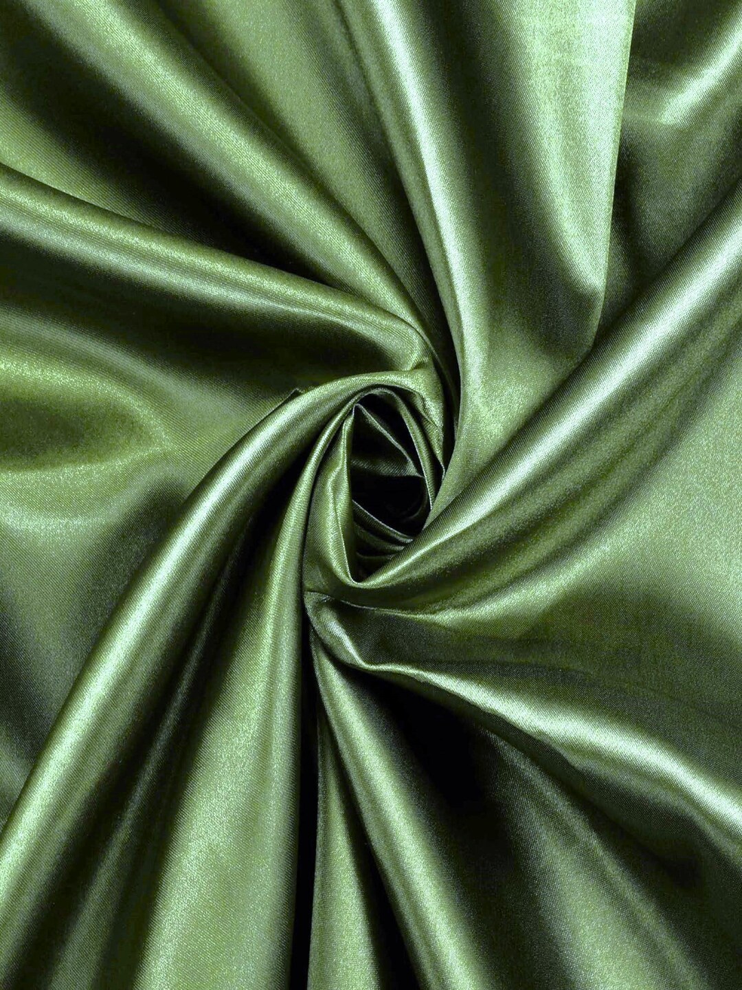 Dark Sage 60" Wide Light Weight Stretch Silk Charmeuse Silk-like Feel ...