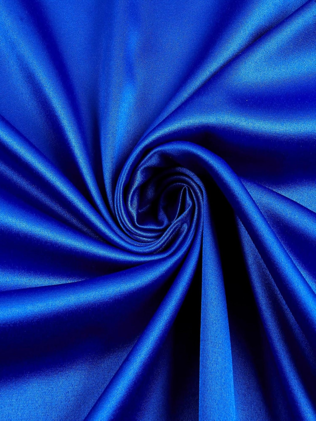 Royal Blue 60" Wide Matte Satin (peau De Soie) Silk Skin Duchess ...