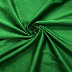 Emerald Green, 54" Wide Polyester Faux Dupioni Shantung Silk Fabric by the Yard - Etsy