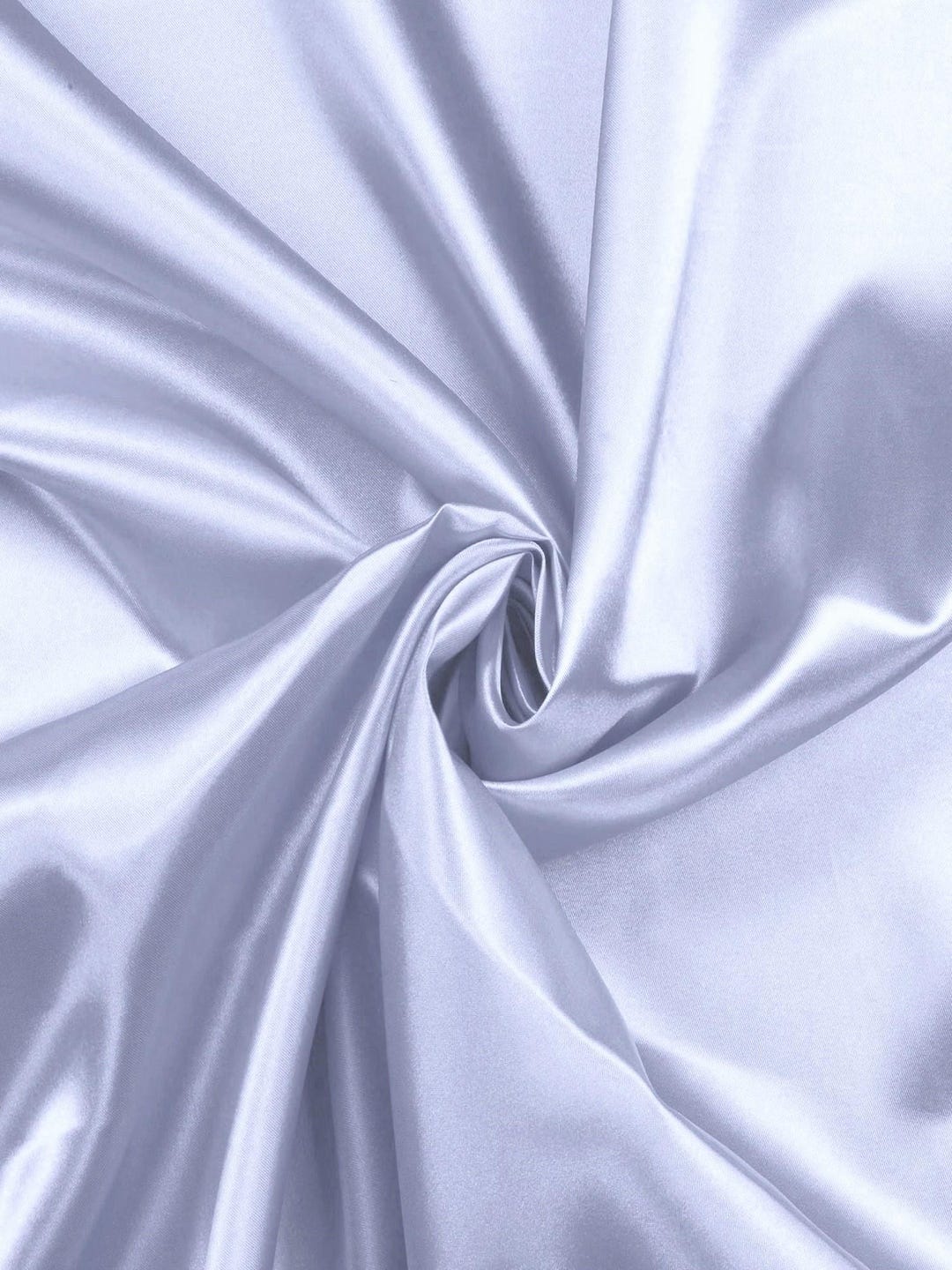White 60" Wide Heavy Weight 100% Polyester Bridal Satin Fabric by the ...