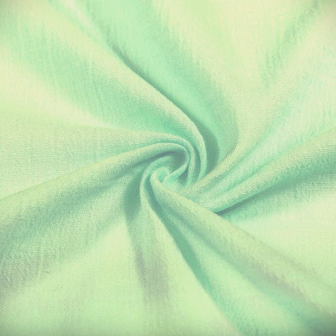 Tea Mint, 48/50" Wide - 100% Cotton Island Breeze Gauze Fabric ...