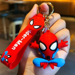 Marvel Spider Man Keychain - Etsy