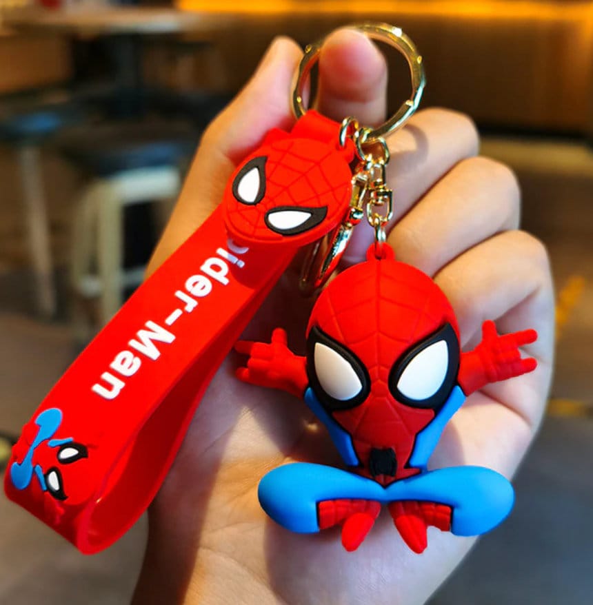 Marvel Spider Man Keychain - Etsy