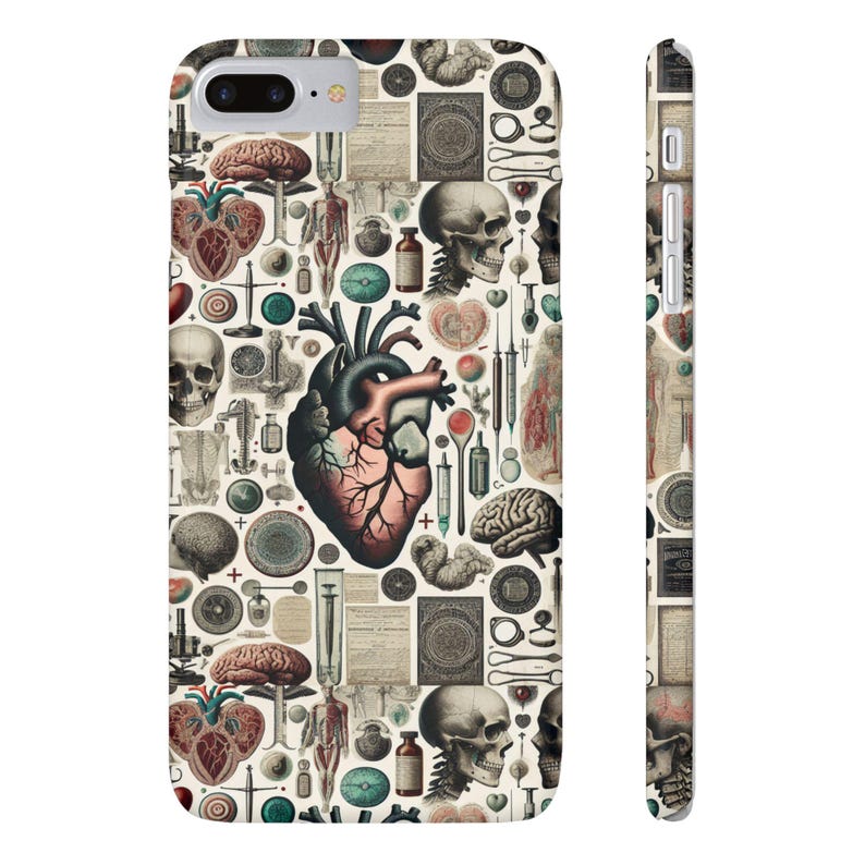 Vintage Organ Anatomy Medical Tools Medicine Slim Phone Cases - Etsy