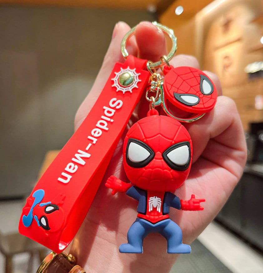 Marvel Spider Man Keychain - Etsy