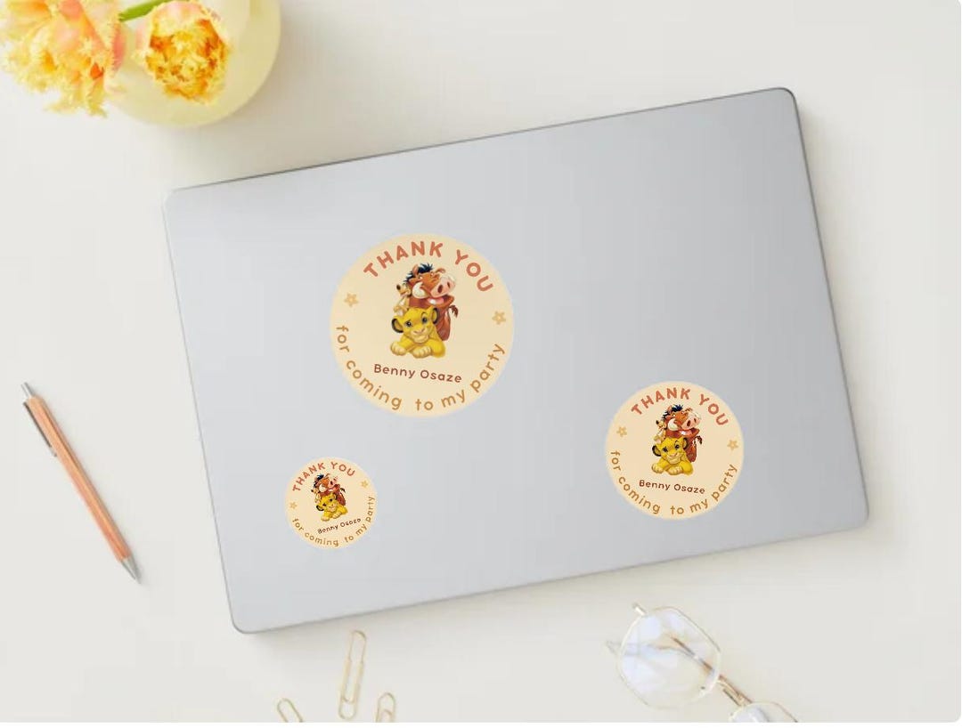 Editable the Lion King , Simba Tag, Favor Tag Boy Hakuna Matata Simba ...