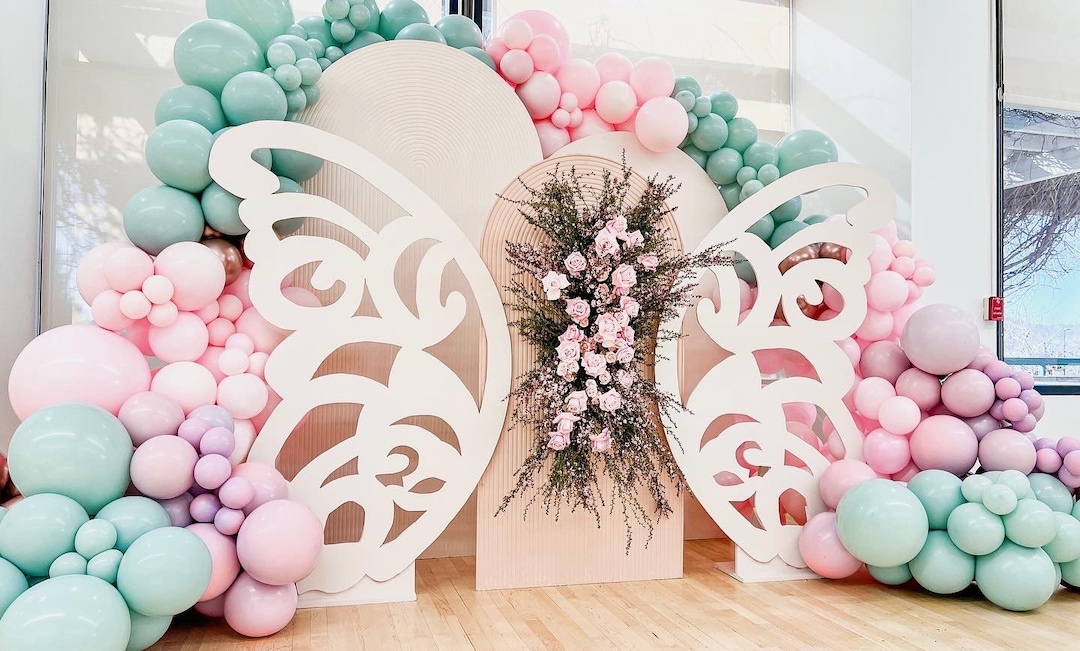 Butterfly Balloon Garland Kit,boho Balloon Garland, Neutral Balloon ...