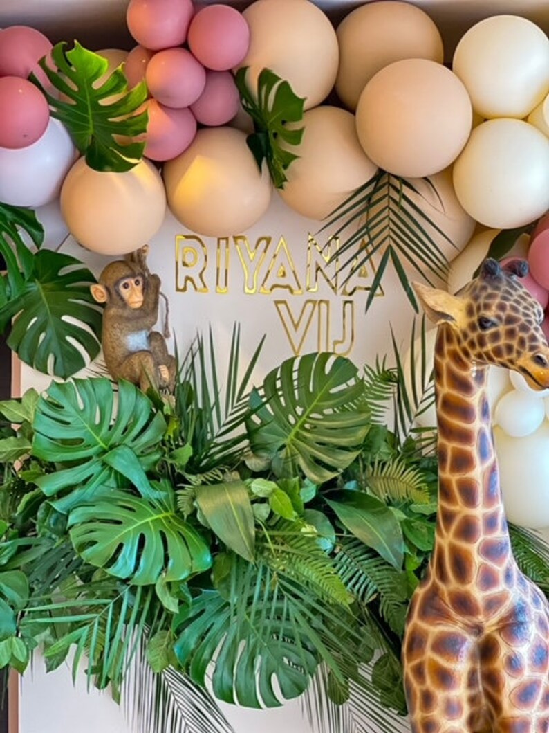 Safari Balloon Garland Kitboho Wild One Balloon Garland Two - Etsy