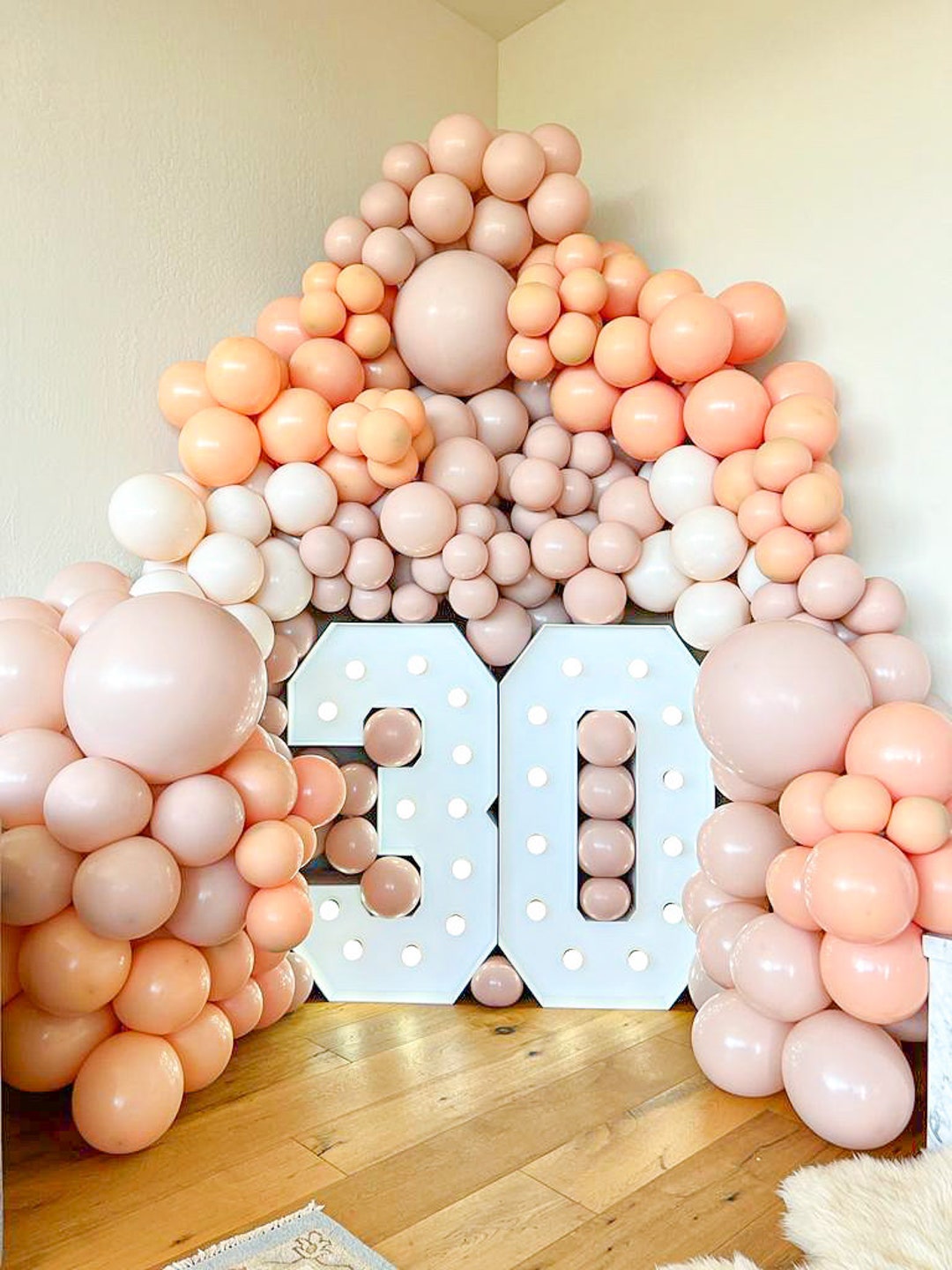 Boho Chic Balloon Garland Kit, Peachballoon Garland Kit, Neutral ...