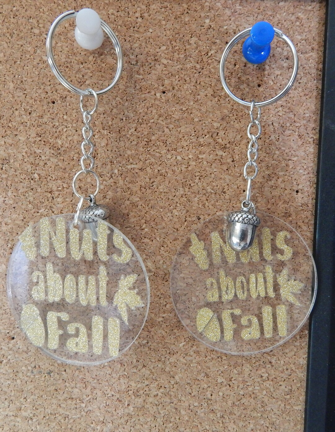 Nuts About Fall Keychain - Etsy