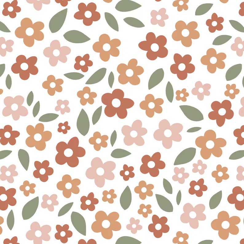 Aesthetic Flower Wallpaper Pattern - Etsy