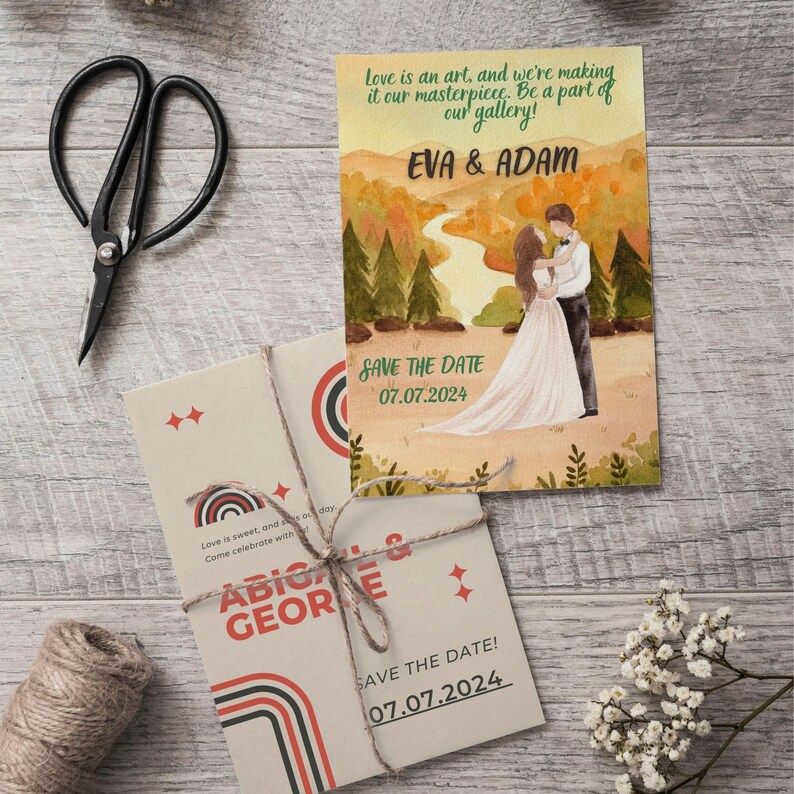 Custom Wedding Invitation RSVP With QR Code Option, Modern to Rustic ...