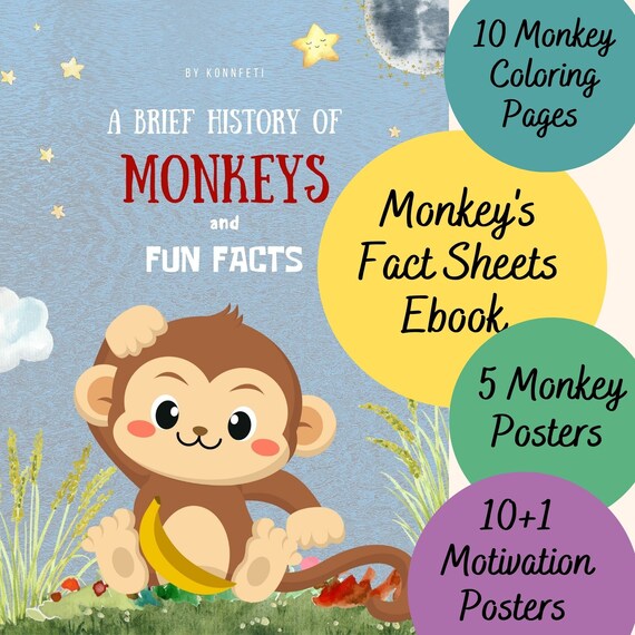 Baby Boy Monkey Coloring Pages